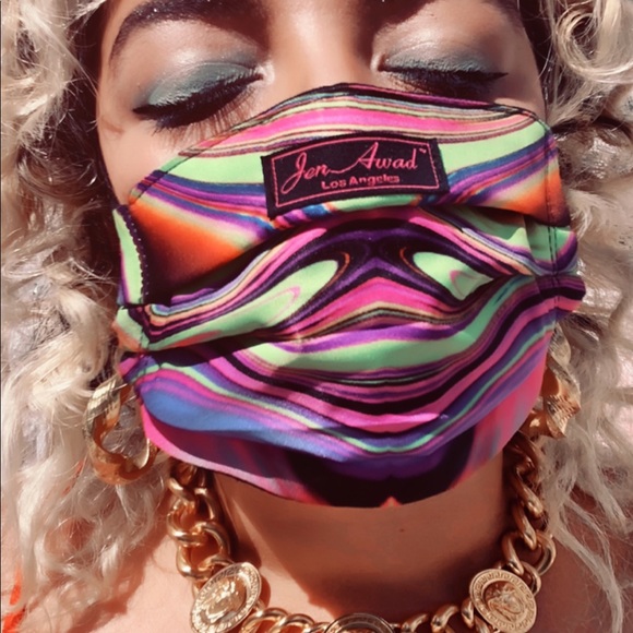 jen awad | Other | Jen Awad Psychedelia Reversible Mask 2 | Poshmark
